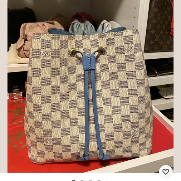 Louis Vuitton | Bags | Soldlouis Vuitton Azur Blue Neonoe | Poshmark